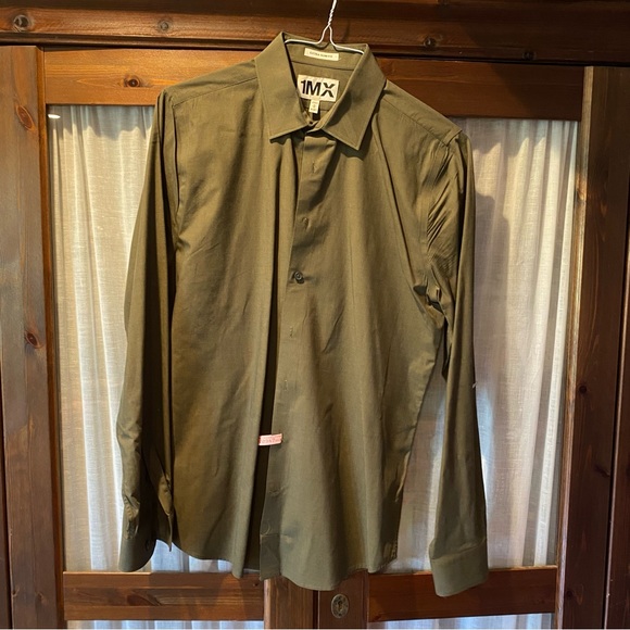 Express | Shirts | Express Mens Dress Shirt Hunter Green | Poshmark